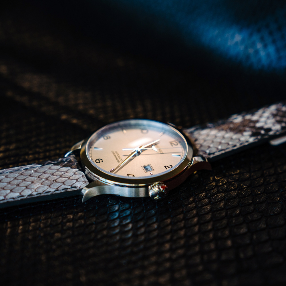 LIC Kalahari Real Python Skin Watch Strap Natural