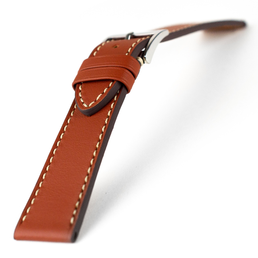 LIC Nappa Watch Strap Calf Skin Cognac