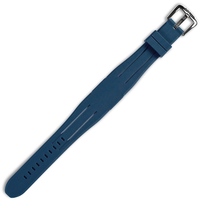 Locman Change Uomo Rubber Watch Strap Blue