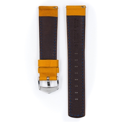 Hirsch Mariner Watch Strap 100m Waterproof Honey